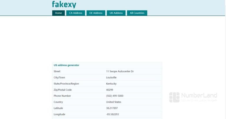 آدرس فیک آمریکا + معرفی سایت برای ساخت آدرس فیک
